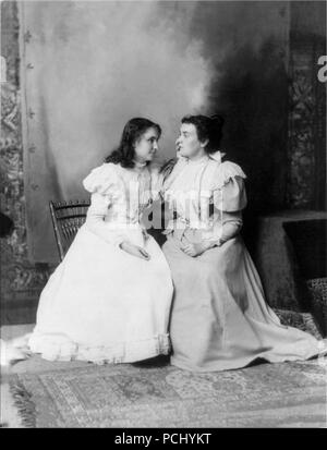 Helen Keller and Anne Sullivan, 1897. Helen Adams Keller (June 27, 1880 ...