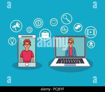 smartphone electronic with bulb and gears Stock Vector Image & Art - Alamy