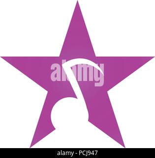 Star Note Music Icon Logo Design Template Stock Vector Image & Art - Alamy