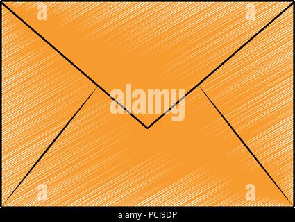 Envelope mail symbol scribble Stock Vector Image & Art - Alamy