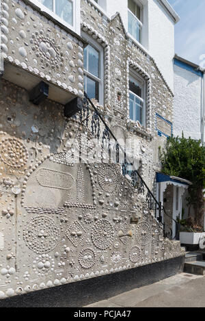 The Shell House, Polperro, Cornwall, England, United Kingdom Stock ...