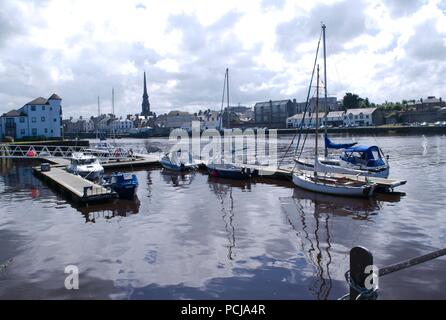 Yacht haven at Ayr Harbour Stock Photo - Alamy