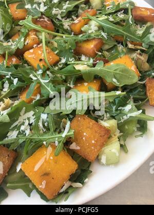 Polenta with cheese Stock Photo - Alamy