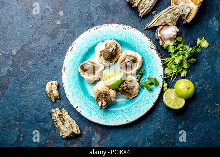 SEAFOOD PICOROCO. Prepared picoroco, Austromegabalanus psittacus, the ...