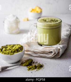 BULLETPROOF MATCHA. Ketogenic keto diet hot drink. Tea matcha blended ...