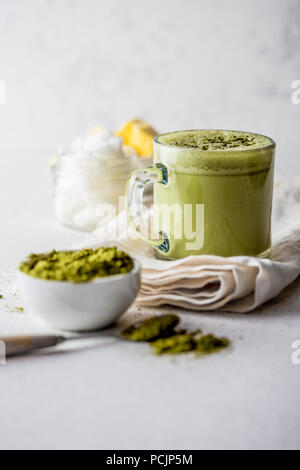 BULLETPROOF MATCHA. Ketogenic keto diet hot drink. Tea matcha blended ...