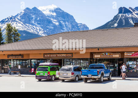 Lake Louise shopping centre, Banff national Park, UNESCO World Heritage ...