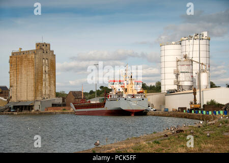 Sharpness Docks,Gloucestershire,UK on the Gloucester to Sharpness Canal ...