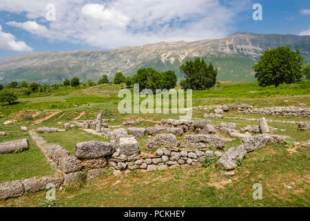 Archaeological site Antigoneia, Antigonea, Antigonë, Qark Gjirokastra ...