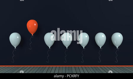 Concept: settle out of the crowd Stock Photo - Alamy