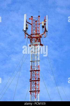 Antennas of cellular and communication systems Stock Photo - Alamy