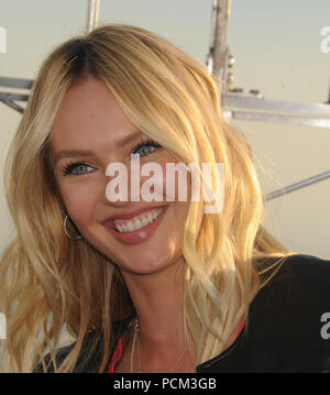 Candice Swanepoel at the Empire State Building observatory on in New ...