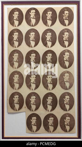 Alexander Hessler Abraham Lincoln medailons Stock Photo - Alamy