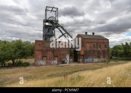 The Ruins of Barnsley Main Colliery, Barnsley, South Yorkshire, England ...