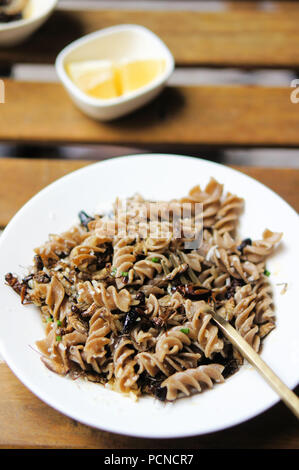 Crickets, Onions, Garlic, Lemon, and Cricket Pasta in a Picatta Sauce ...