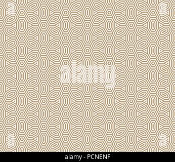 Seamless pattern based on Japanese ornament Kumiko.Golden color.Hexagon ...