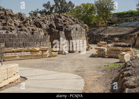 Beth Shean, the Roman theater of Scythopolis Stock Photo - Alamy