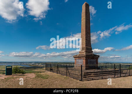 Frodsham War Memorial ontop of Overton Hill Stock Photo - Alamy