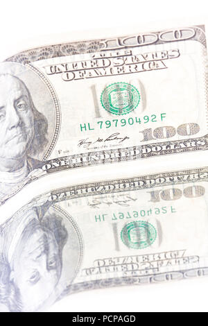 blurred dollar money background and mirror like concept of success ...