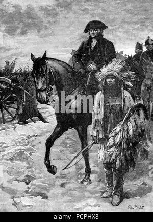 George Washington Crossing the Delware River', 25 December 1776. An ...