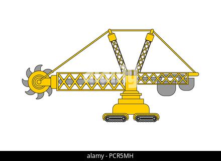 Bucket Wheel Excavator Diagram