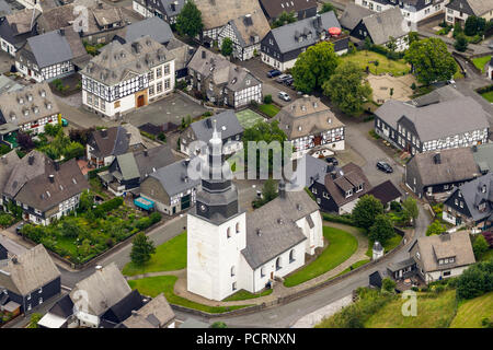 Town hall, Meschede, Sauerland, North Rhine-Westphalia, Germany Stock ...