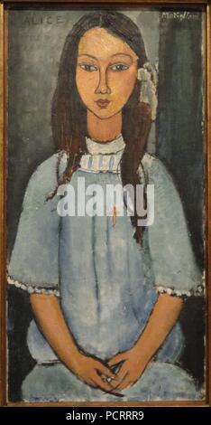 Amedeo Modigliani Alice Stock Photo - Alamy