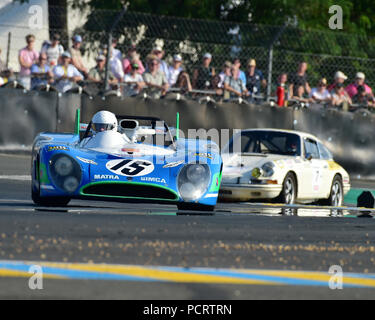 Le Mans racing cars Matra Simca MS670B, Porsche 917 LH, Porsche 956 ...