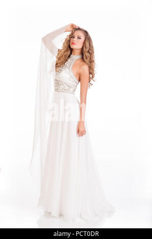 DORAL, FL - JANUARY 23: Diana Harkusha, Miss Ukraine 2014 poses is her ...