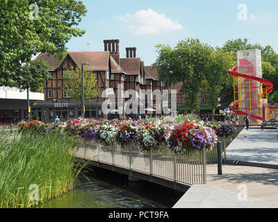 The Parade, Watford Town Centre, Hertfordshire, England, U.K Stock ...