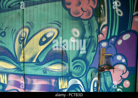 Public Art, Prawirotaman, Yogyakarta, Java, Indonesia Stock Photo - Alamy