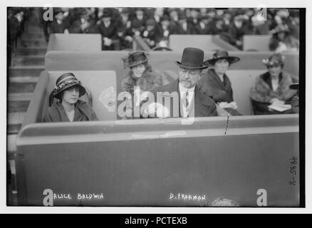 Alice Baldwin, an actress, and Daniel Frohman, a renowned producer ...