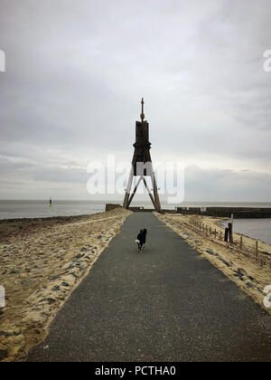 Kugelbake in Cuxhaven, Lower Saxony, Germany Stock Photo - Alamy