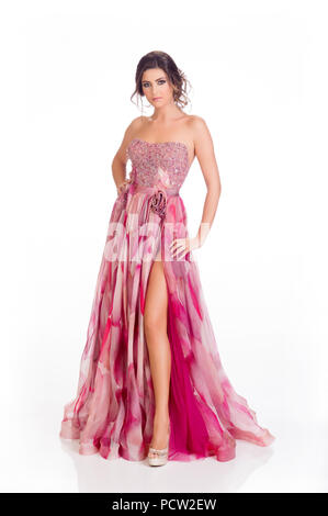 Miss Lebanon, Saly Greige, poses for photos after she painted on a wall ...