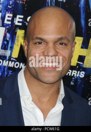 Gavin Keith attending the premiere of "Run All Night" in New York Stock ...