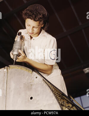 Rosie the Riveter, 1942 World War II Poster. We Can Do It! Vintage ...