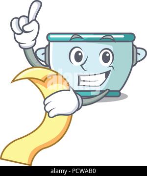 Chef with food steel pot mascot cartoon Stock Vector Image & Art - Alamy