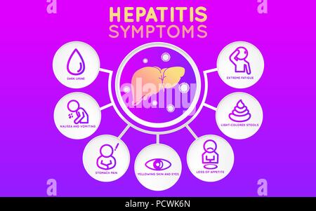 Hepatitis C virus infographic illustration Stock Photo - Alamy