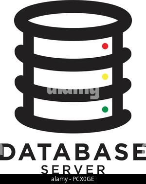 server stack vector icon isolated on transparent background, server ...