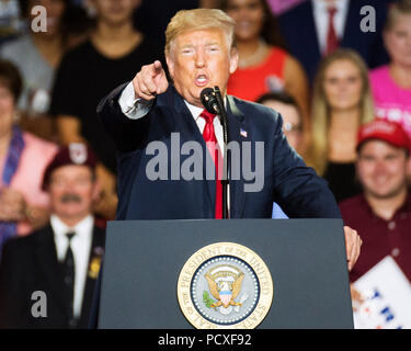 President Donald Trump speaks at a rally Wednesday, Feb. 19, 2020 in ...