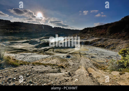 Wheal Maid; Tailings Dam; St Day; Cornwall; UK Stock Photo - Alamy