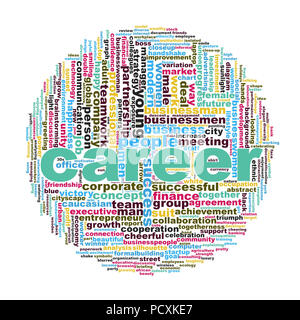 CAREER word cloud collage. Business and motivation concept Stock Photo ...