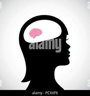 woman thinking, solving idea Stock Vector Image & Art - Alamy