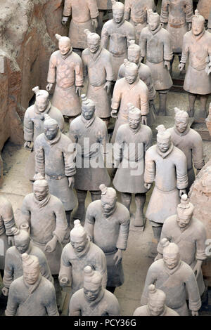 Xian, China, 06 November 2015: Terracotta Warriors in Xian Stock Photo ...