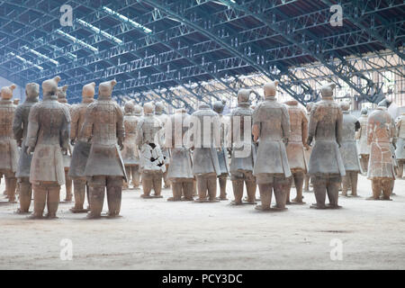 Xian, China, 06 November 2015: Terracotta Warriors in Xian Stock Photo ...