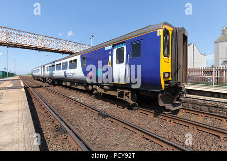 Barrow-in-Furness railway station Cumbrian coast line semaphore Stock ...