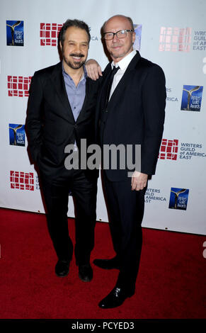 Edward Zwick and Paul Haggis attending the 2015 Writers Guild Awards ...