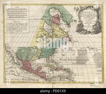 America Septentrionalis concinnata juxta observationes dnn Academiae ...