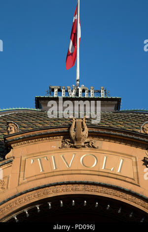 Tivoli Theme Park Entrance Sign, Copenhagen; Denmark Stock Photo - Alamy