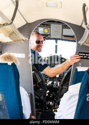 The Cockpit of the De Havilland Dove at the De Havilland Aircraft ...